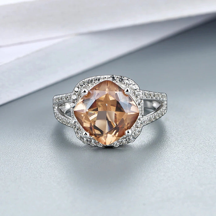 Zultanite ring art deco style color changing - Rosery Poetry